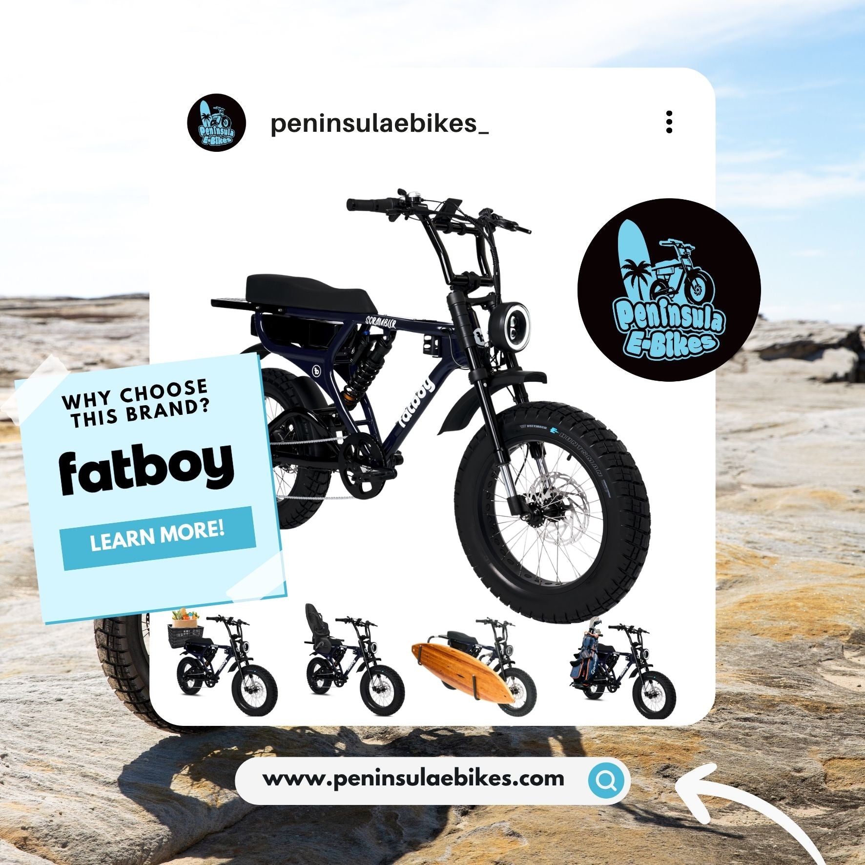 Why choose the fatboy brand ? – Peninsula E-Bikes